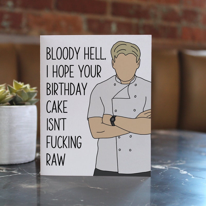 Gordon Ramsay Card - Etsy