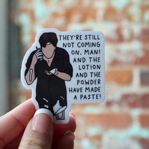 Ross Leather Pants Sticker - Friends Sticker, Waterproof Weatherproof ...