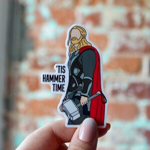 Thor Sticker Waterproof Weatherproof Sticker Glossy Hand - Etsy