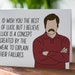 Ron Swanson Wish You Luck Card Parks and Rec Card Swanson - Etsy