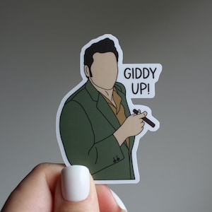 Giddy up Sticker - Kramer Sticker, Seinfeld Sticker, Waterproof Matte ...