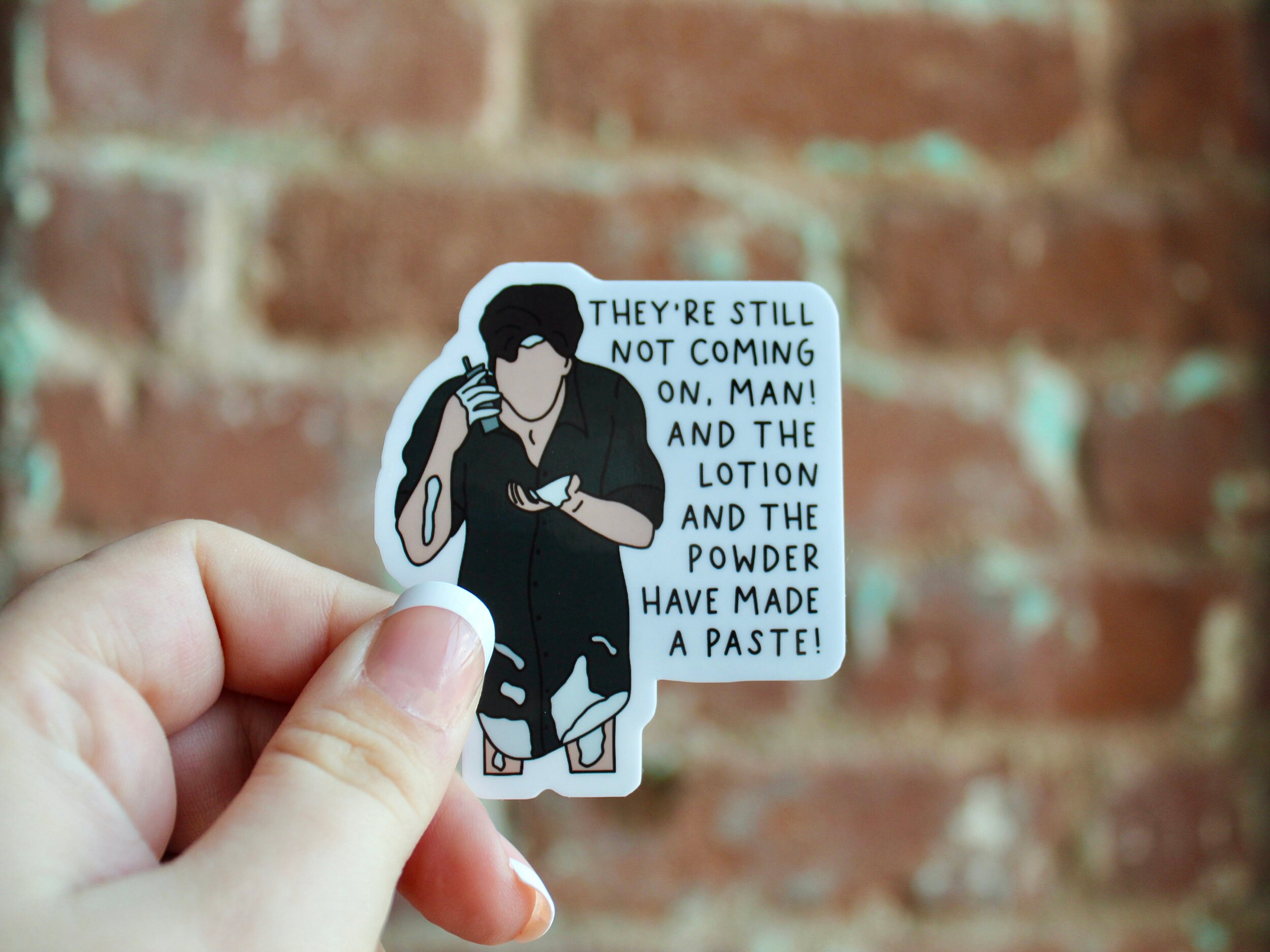 Ross Leather Pants Sticker Friends Sticker Waterproof - Etsy