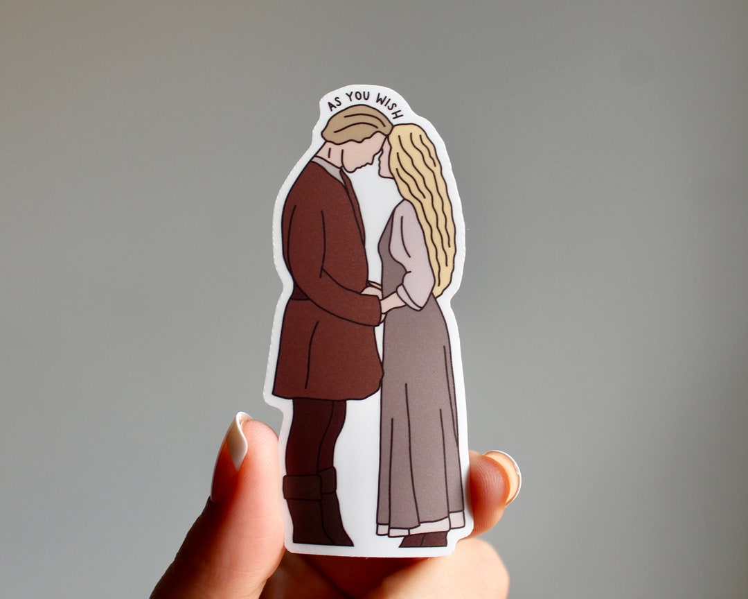 Princess Bride Sticker: Westley and Buttercup, Waterproof Matte Vinyl ...