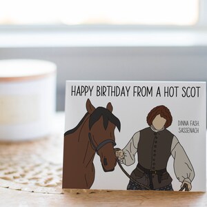 Outlander Birthday Card Hot Scot Anniversary Card Dinna | Etsy