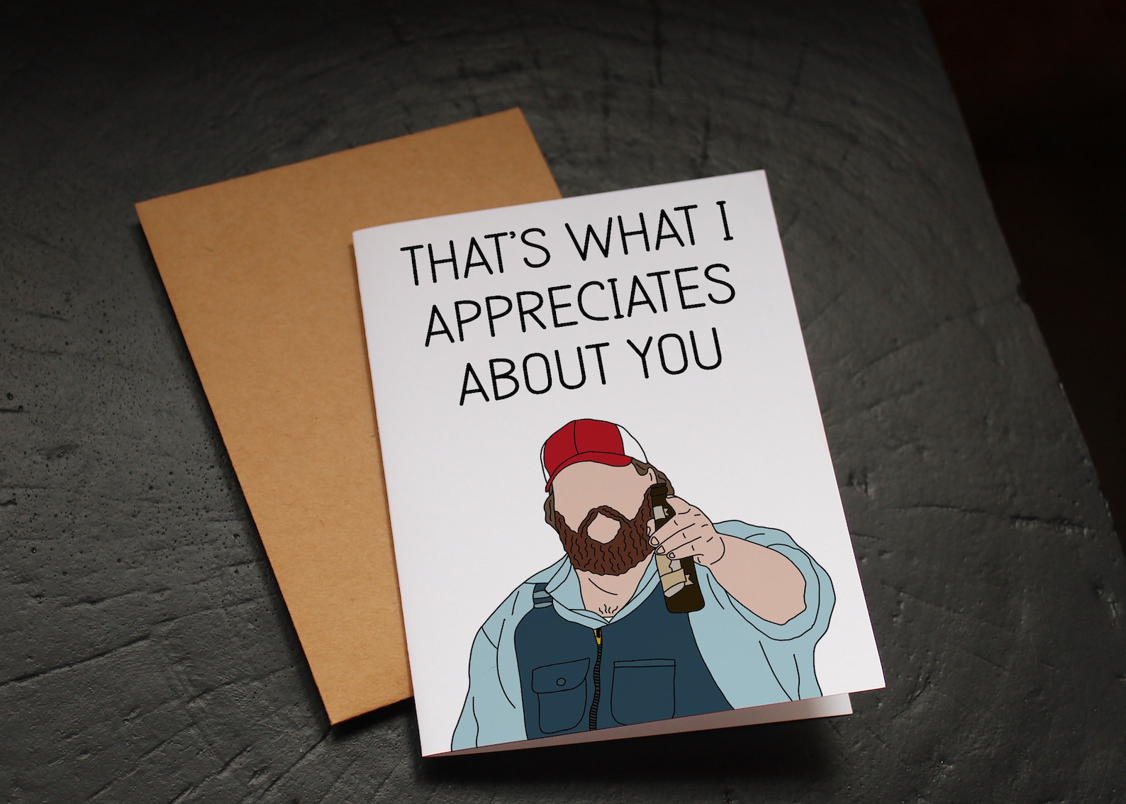 Letterkenny Card Squirrelly Dan Drawing That's What I - Etsy