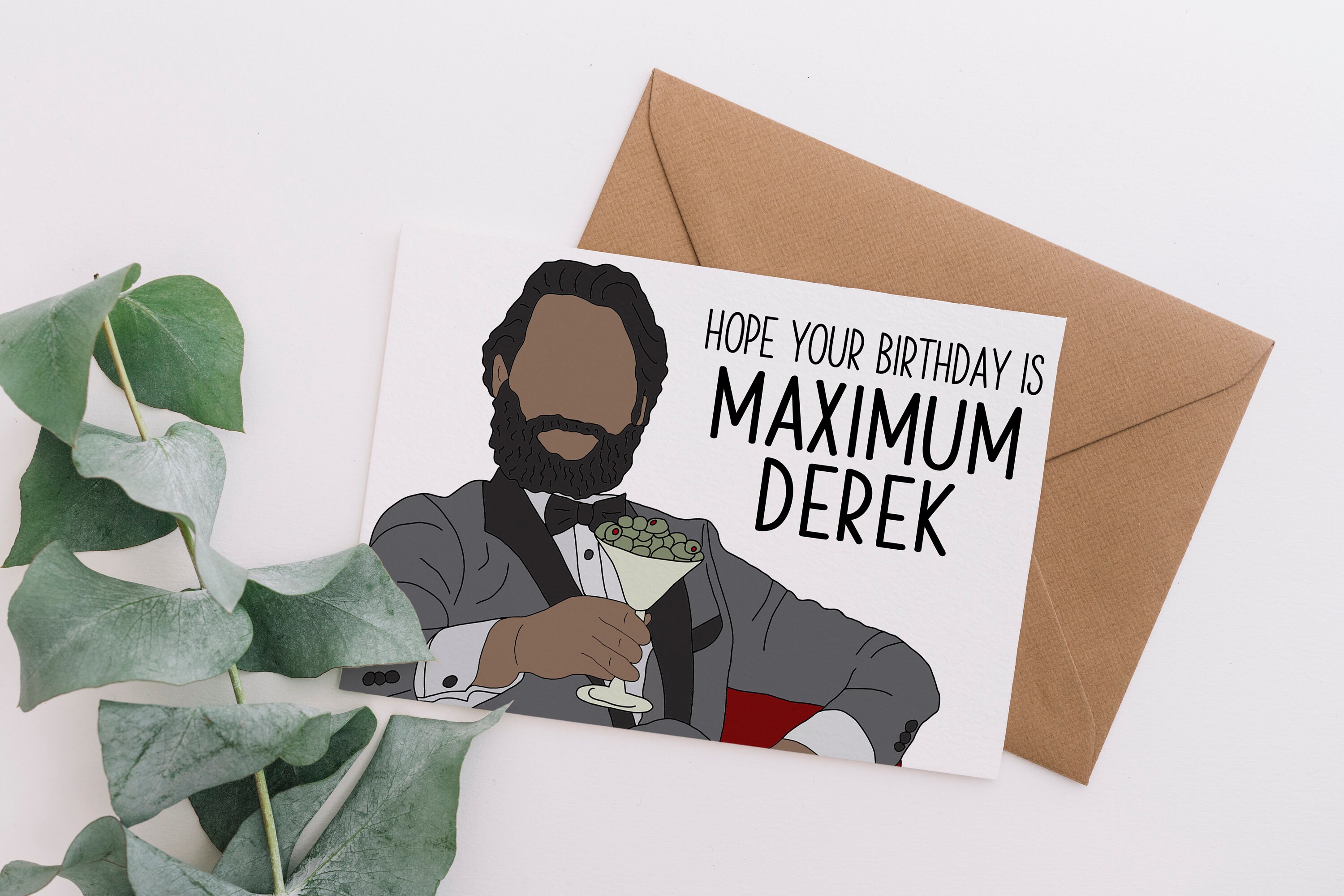 Maximum Derek Birthday Card the Good Place Hope Your - Etsy