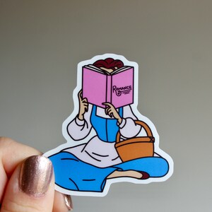 BOOK GENRE Stickers - Belle Sticker, Beauty and the Beast, Booktok ...