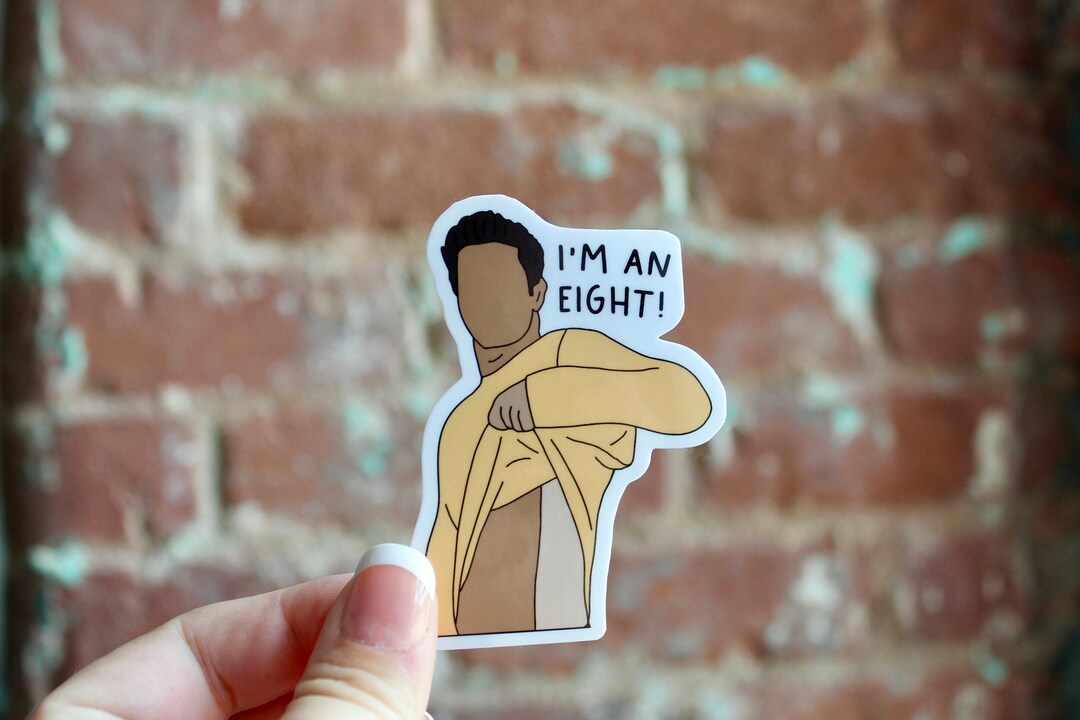 Ross Gellar Tan Sticker: Friends TV Show, Waterproof Glossy Sticker - Etsy