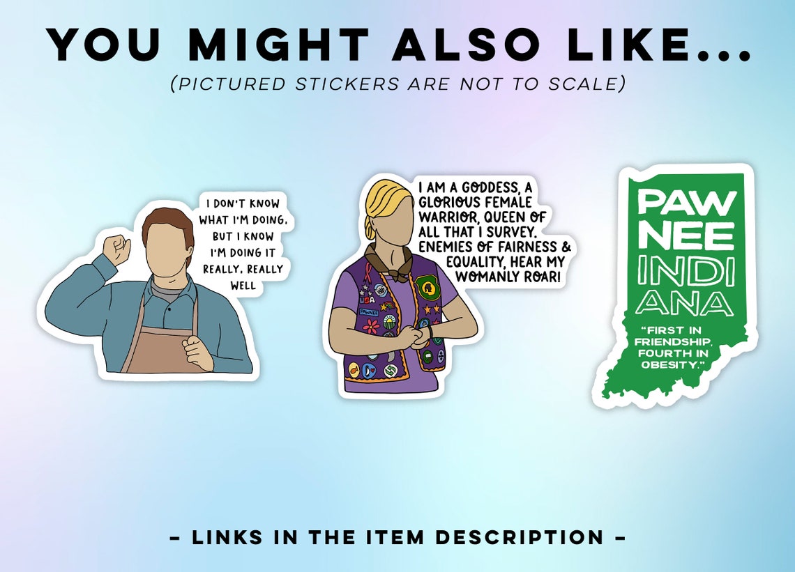 Chris Traeger Sticker: Parks and Rec, Waterproof Matte Vinyl - Etsy
