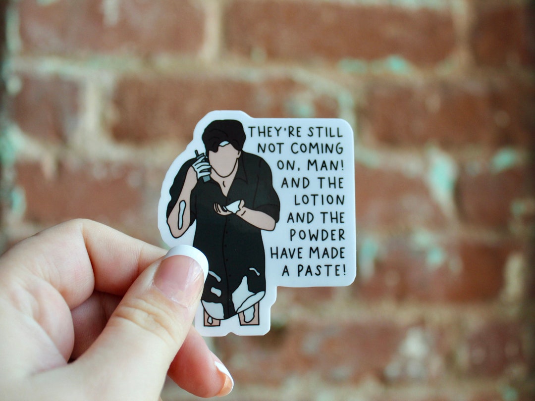 Ross Leather Pants Sticker - Friends Sticker, Waterproof Weatherproof ...