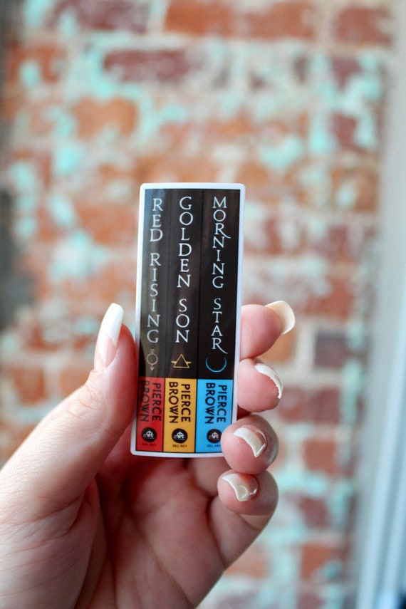 Red Rising Sticker Book Sticker Waterproof Weatherproof | Etsy