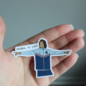Futbol is Life - Danny Rojas Sticker, Waterproof Matte Sticker, Hand ...