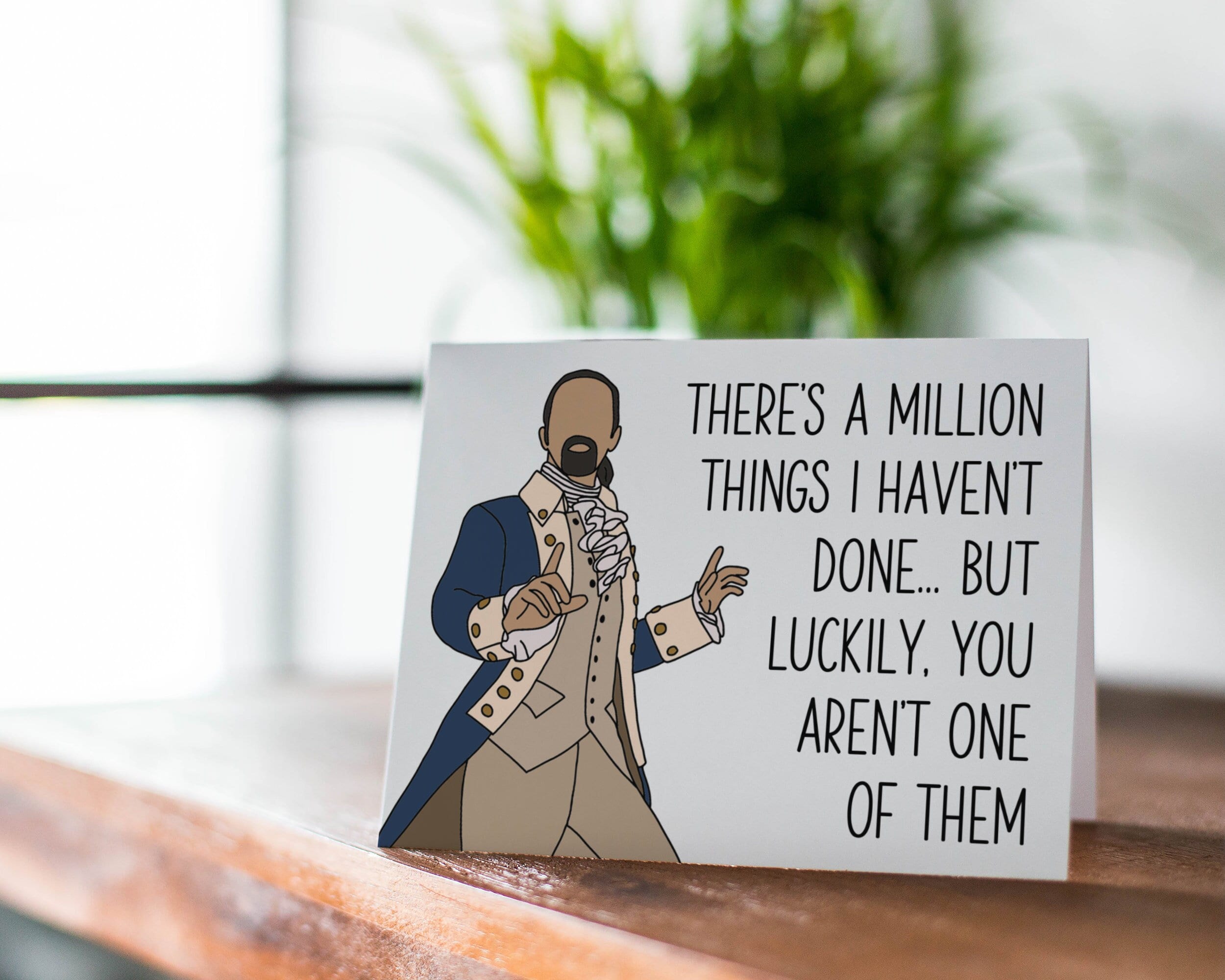Hamilton Anniversary Card: Cheeky Musical Fan Gift - Etsy