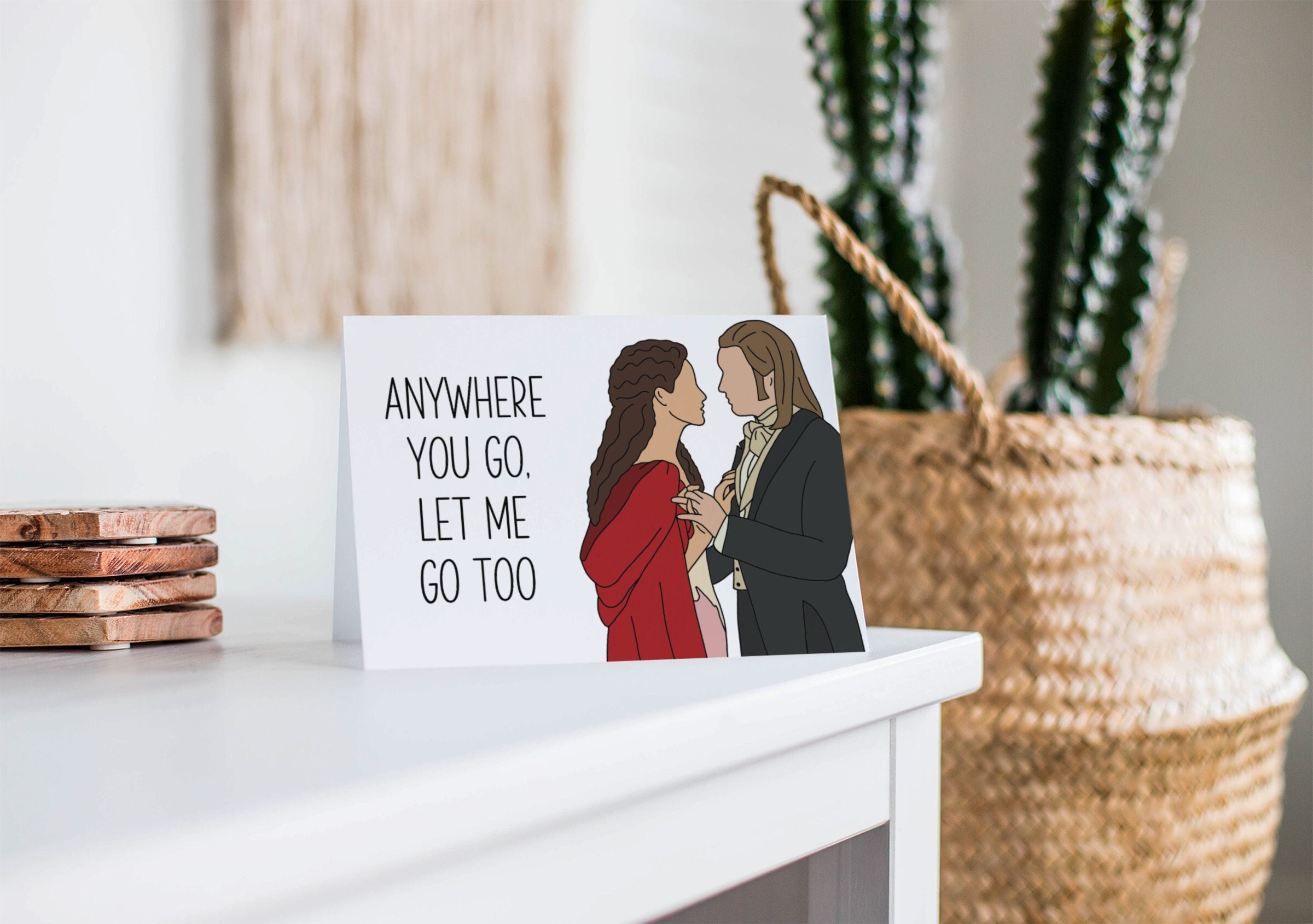 Phantom of the Opera Card All I Ask of You Christine and | Etsy