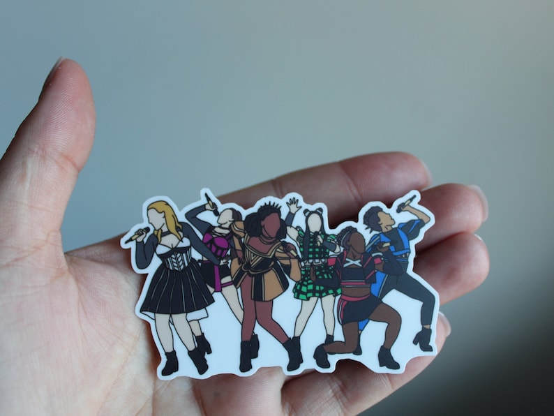 Six the Musical Sticker: Waterproof Matte Broadway Sticker - Etsy