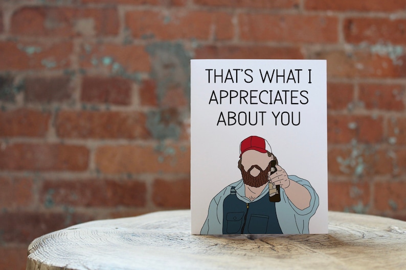 Letterkenny Card Squirrelly Dan Drawing That's What I | Etsy