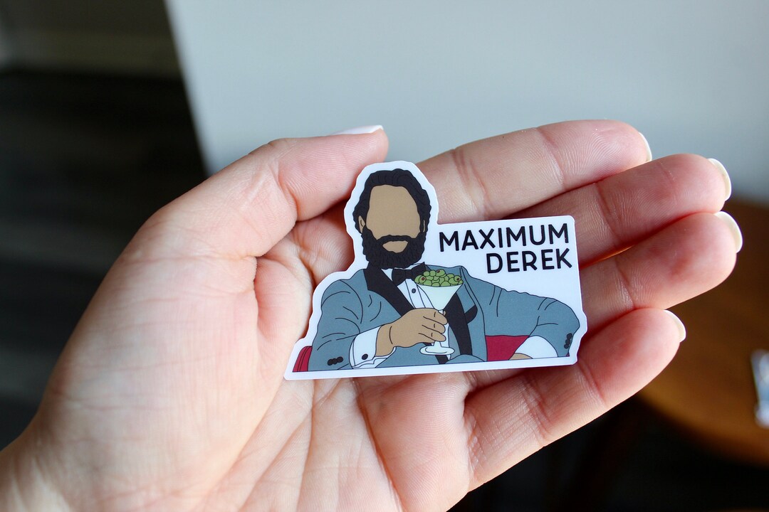 Maximum Derek Sticker - the Good Place - Waterproof Matte Vinyl - Etsy