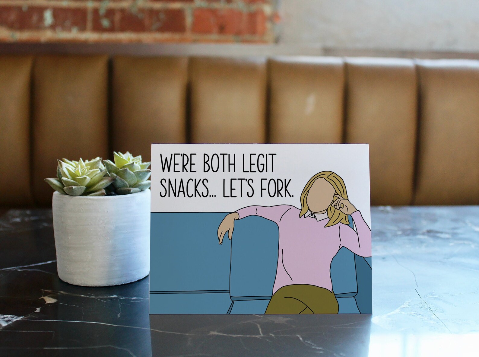 Let's Fork Card the Good Place Eleanor Shellstrop - Etsy