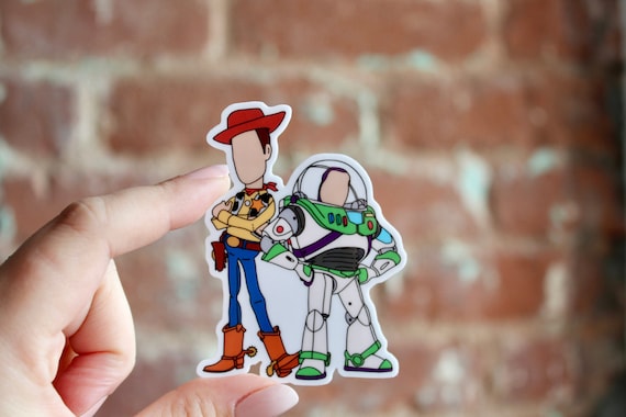 Toy Story Sticker Waterproof Weatherproof Sticker Glossy - Etsy