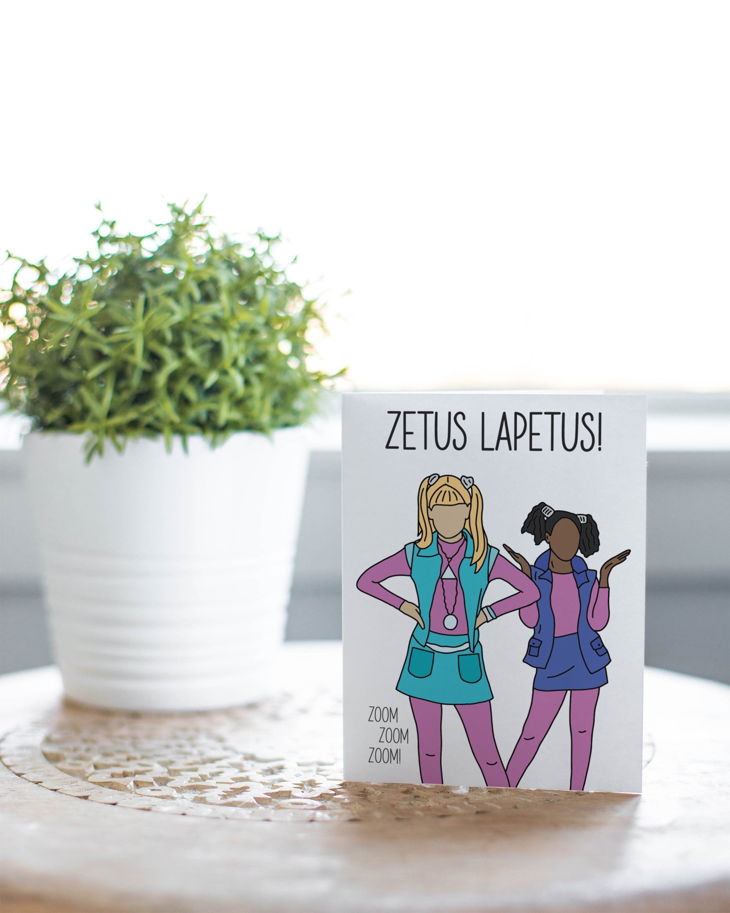 Zenon Card Girl of the 21st Century Zetus Lapetus Zoom - Etsy