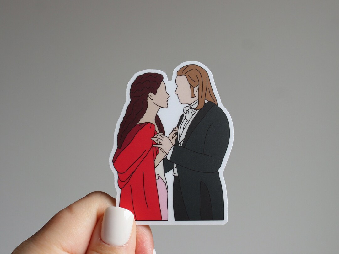 Phantom of the Opera Sticker, Matte Waterproof Sticker, Broadway ...
