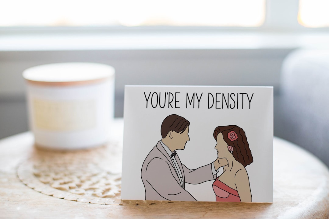 You're My Density Card - Back to the Future Anniversary Card - Etsy