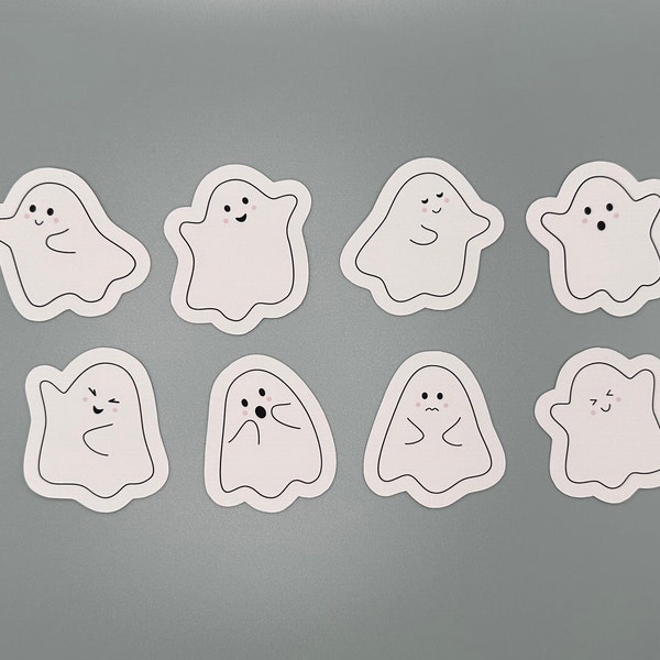 Cute Ghost Sticker - Etsy
