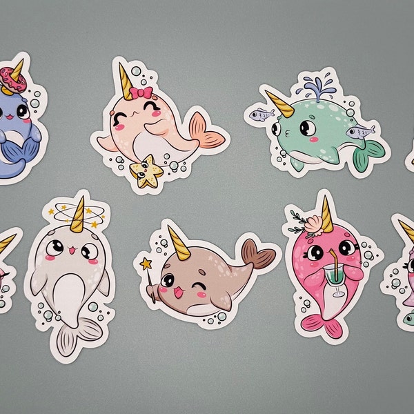 Narwhal Sticker - Etsy