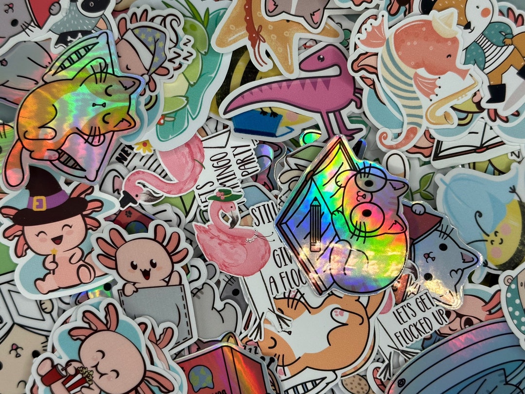 Cute Random Stickers - Set of 15 or 30 | Perfect for Planners, Bullet ...