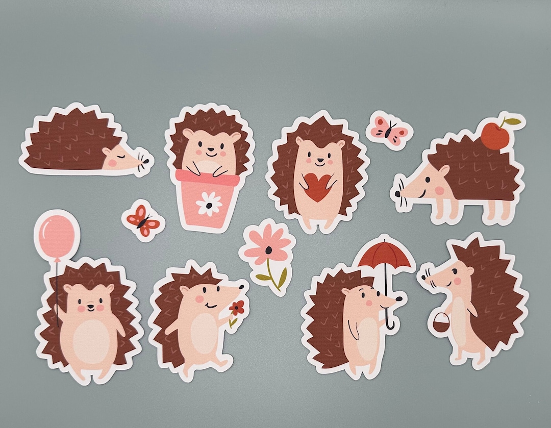 Cute Porcupine Stickers - Set of 11 | Perfect for Planners, Bullet ...