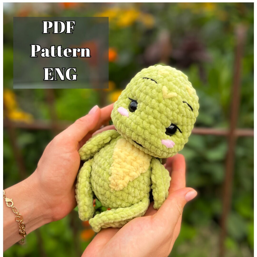 Little Turtle Crochet Pattern/ Amigurumi/ Tutorial/ Digital PDF/ENG - Etsy