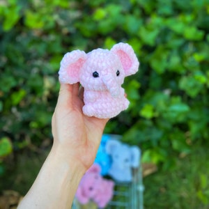 Mini Elephant Low Sew Pattern/ Amigurumi/ Tutorial/ Crochet Pattern ...