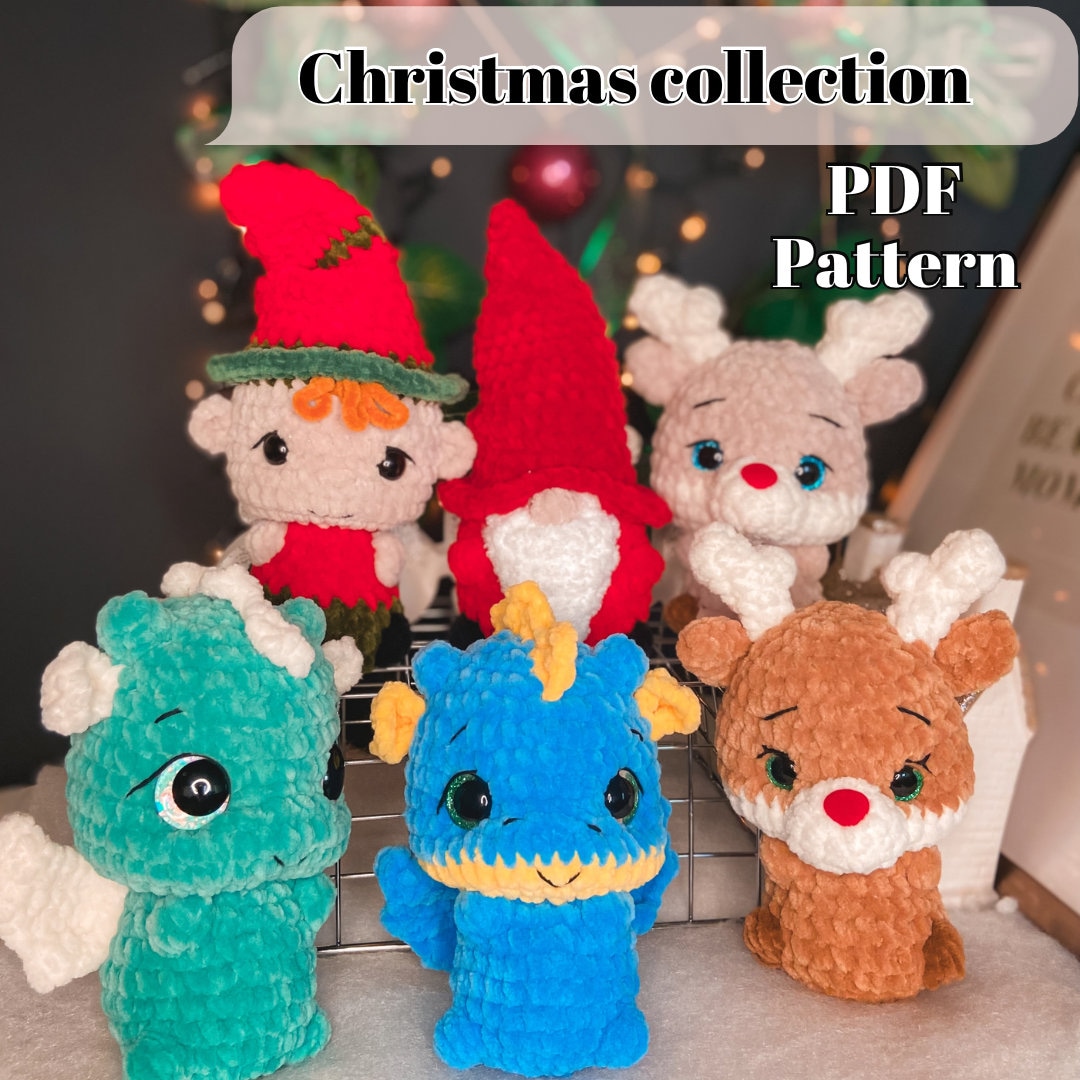 Christmas Collection Bundle Crochet Pattern/amigurumi/ Tutorial/digital ...