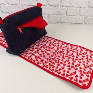 Cosmetic Bag Sewing Tutorial, Makeup Bag Sewing Patern, PDF Tutorial ...