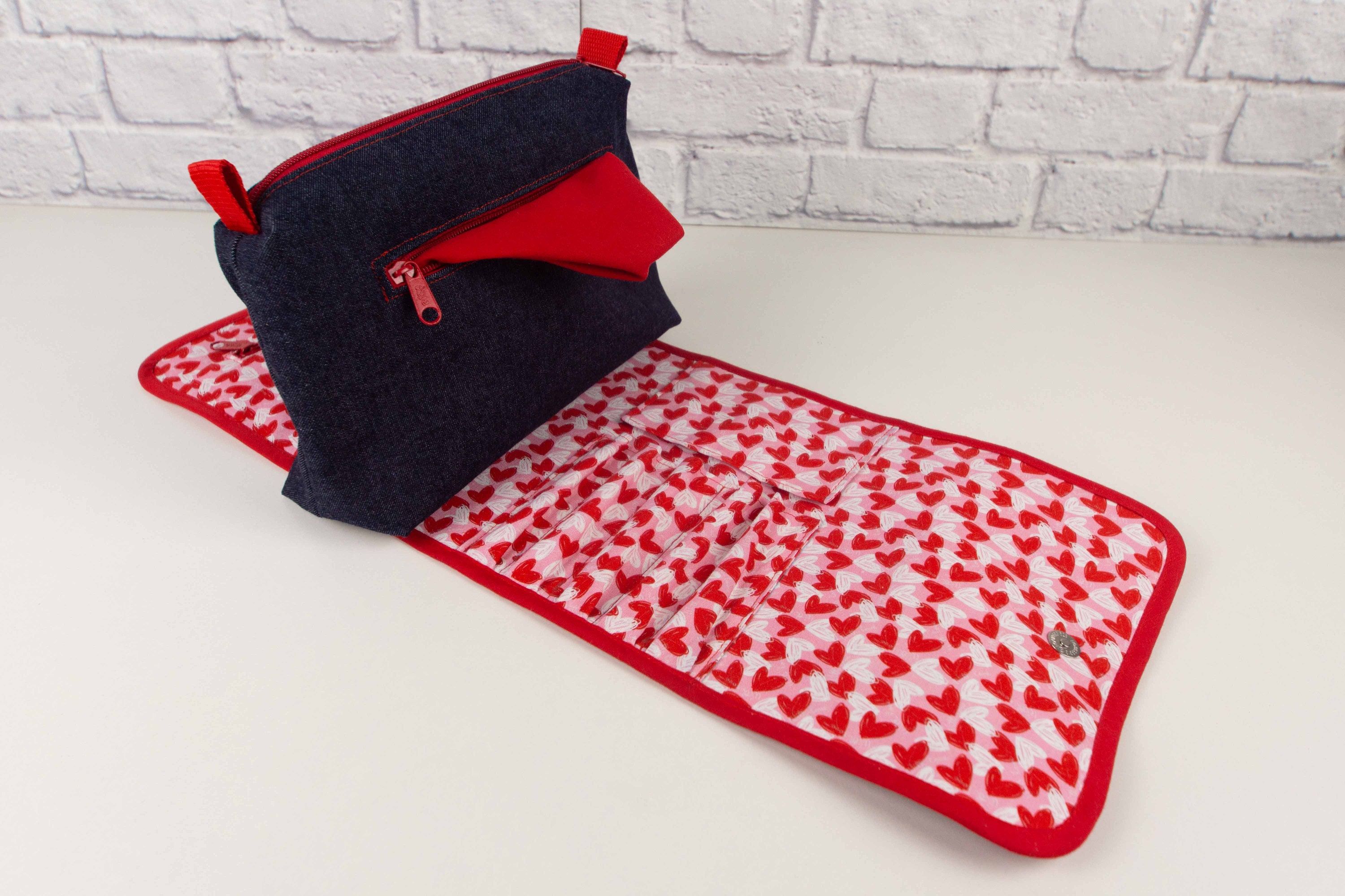 Cosmetic Bag Sewing Tutorial Makeup Bag Sewing Patern PDF - Etsy