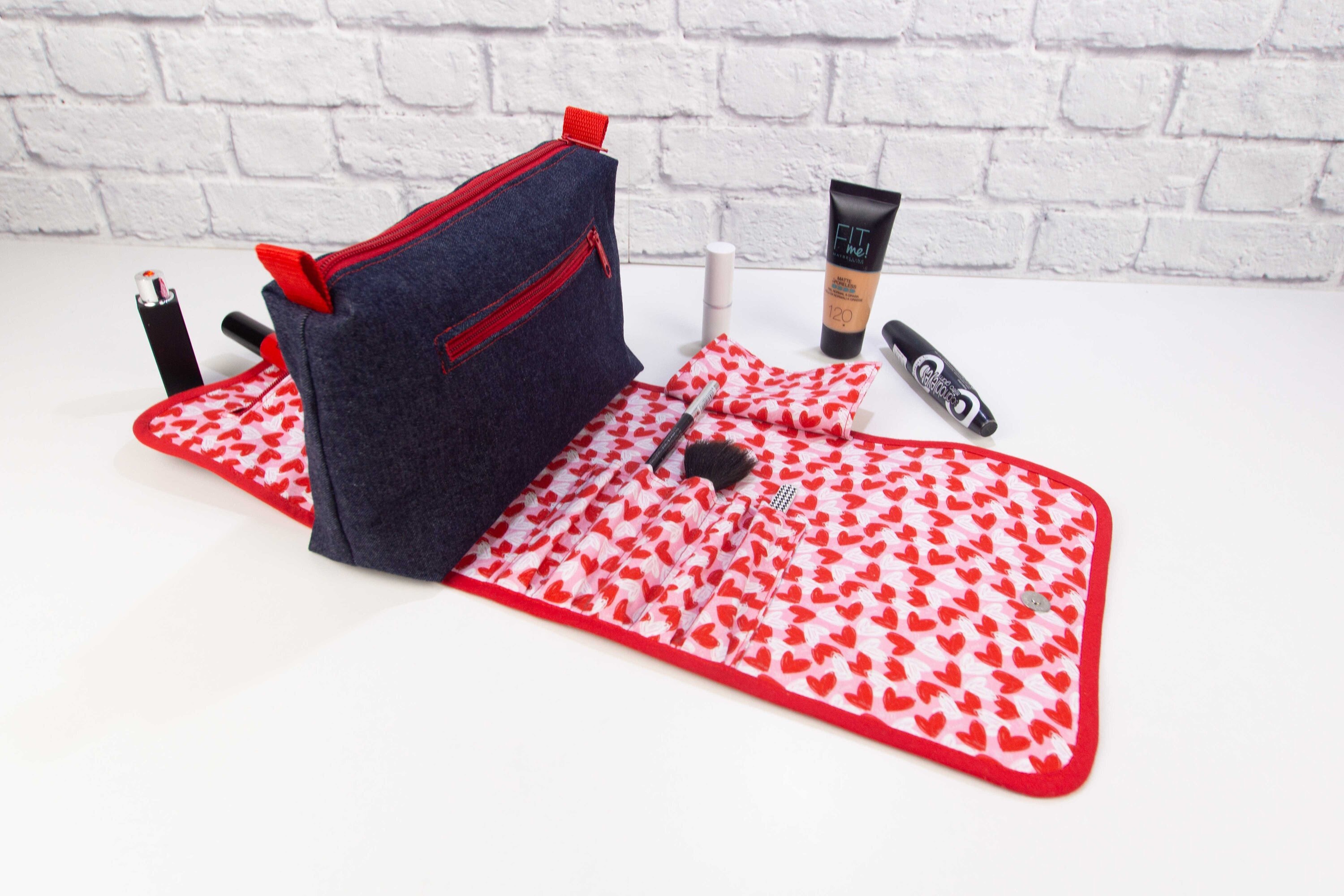 Cosmetic Bag Sewing Tutorial Makeup Bag Sewing Patern PDF - Etsy