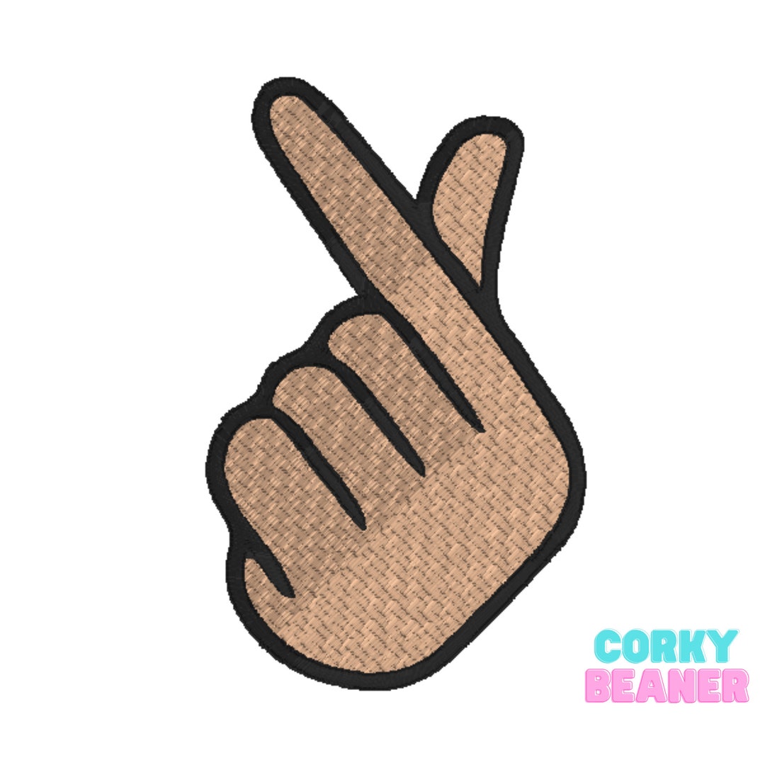 Digital Download - Finger Heart Embroidery Design, K-pop Finger Heart ...