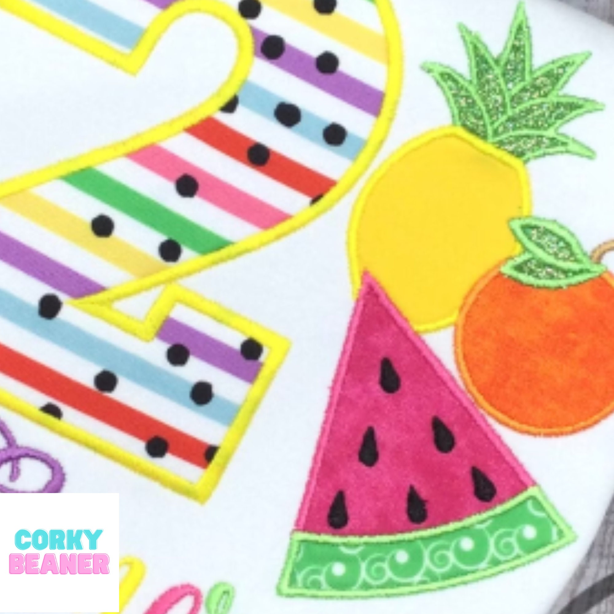 Digital Download - Watermelon Applique, Embroidery Design, Instant ...
