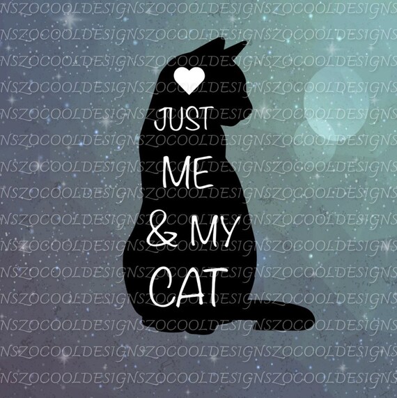 Cat SVG Cut File Cricut SVG Design Cat Design Cat Decal - Etsy