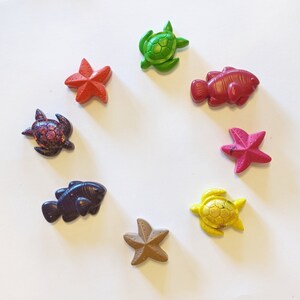 Ocean Life Crayons, Sea Life Crayon Set, Homeschool Supplies, Party ...