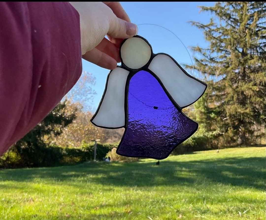 Christmas Angel Stained Glass - Etsy