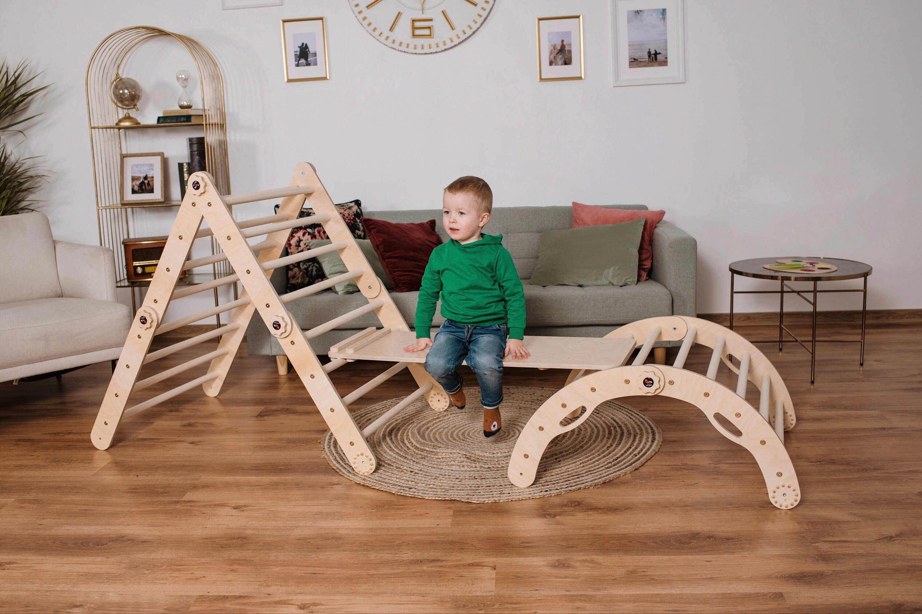 Transformable Triangle Climber With Ramp Adjustable Wooden - Etsy