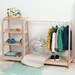 Kids Dress up Rack Toy Shelf for Children's Room Kids Clothing Rack ...