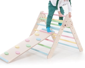 Climbing Triangle, Ramp and Arch/ Rocker: Foldable CLIMBER Set ...
