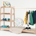 Kids Dress up Rack Toy Shelf for Children's Room Kids Clothing Rack ...