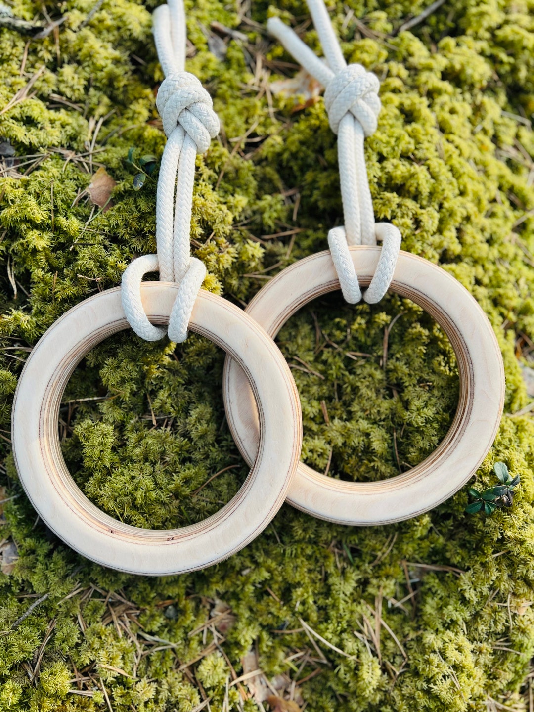 Wooden Gymnastic Rings Set for Children Kids Gymnastics Equipment ...