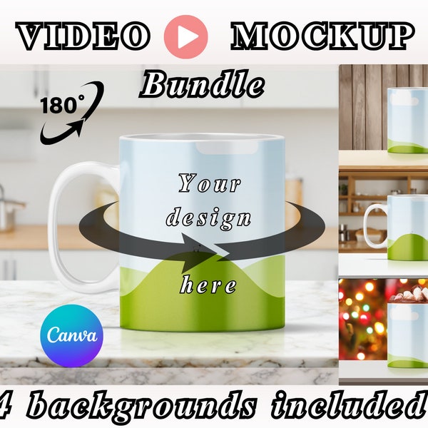 Rotating Mug Mockup - Etsy