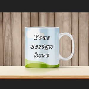 Rotating Mug Canva Template, Canva 11oz Rotating Mug Mockup, Animated ...