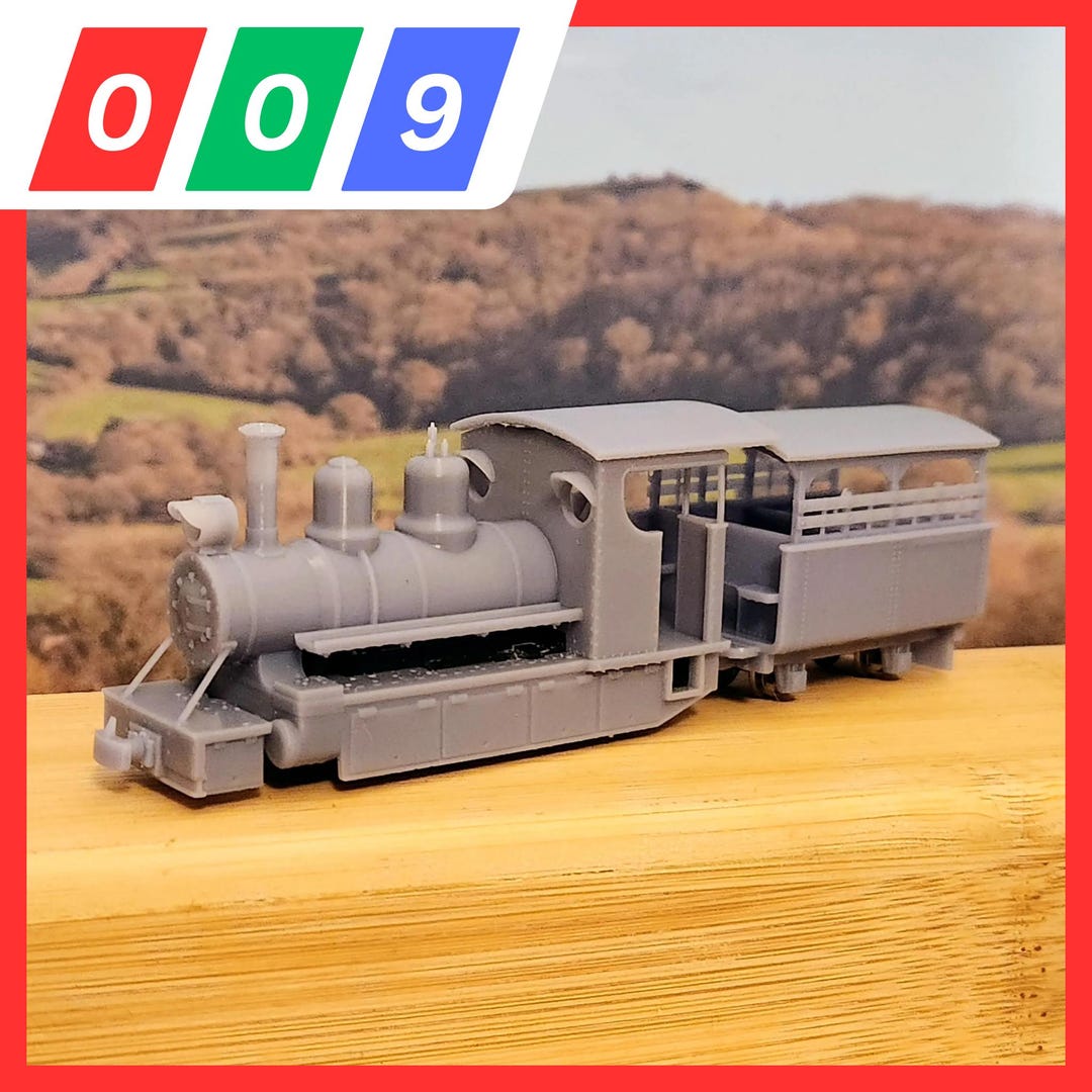 009 Sugarcane Tender Baldwin Tramway Locomotive - Fits Kato 11-109 ...