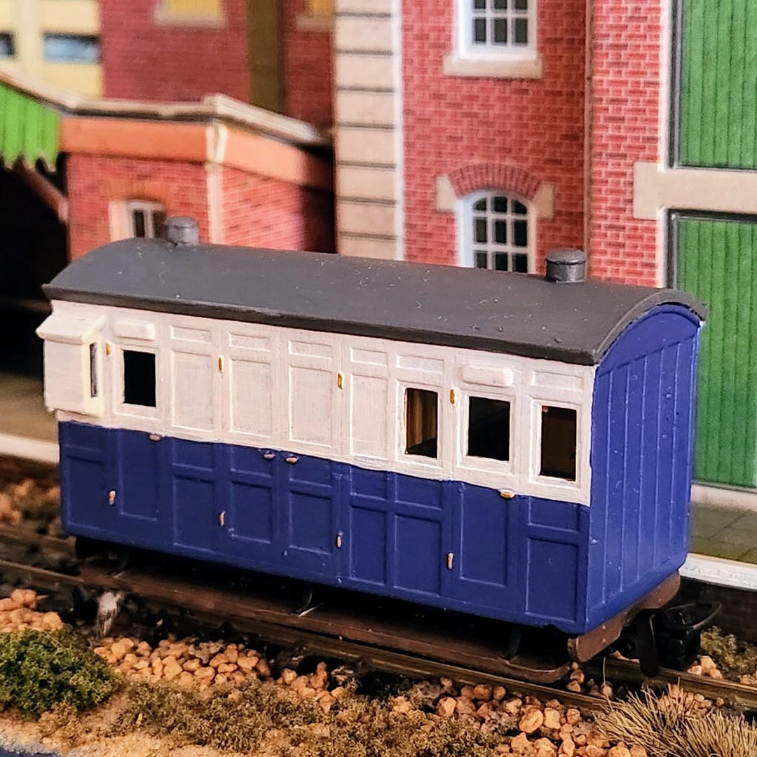 Large Brake Coach - 009 Narrow Gauge, 3D Printed Kit - Etsy